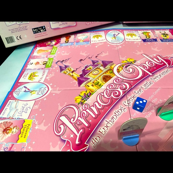 Late for the Sky | Toys | Princess Opoly Board Game An Enchanting Game ...